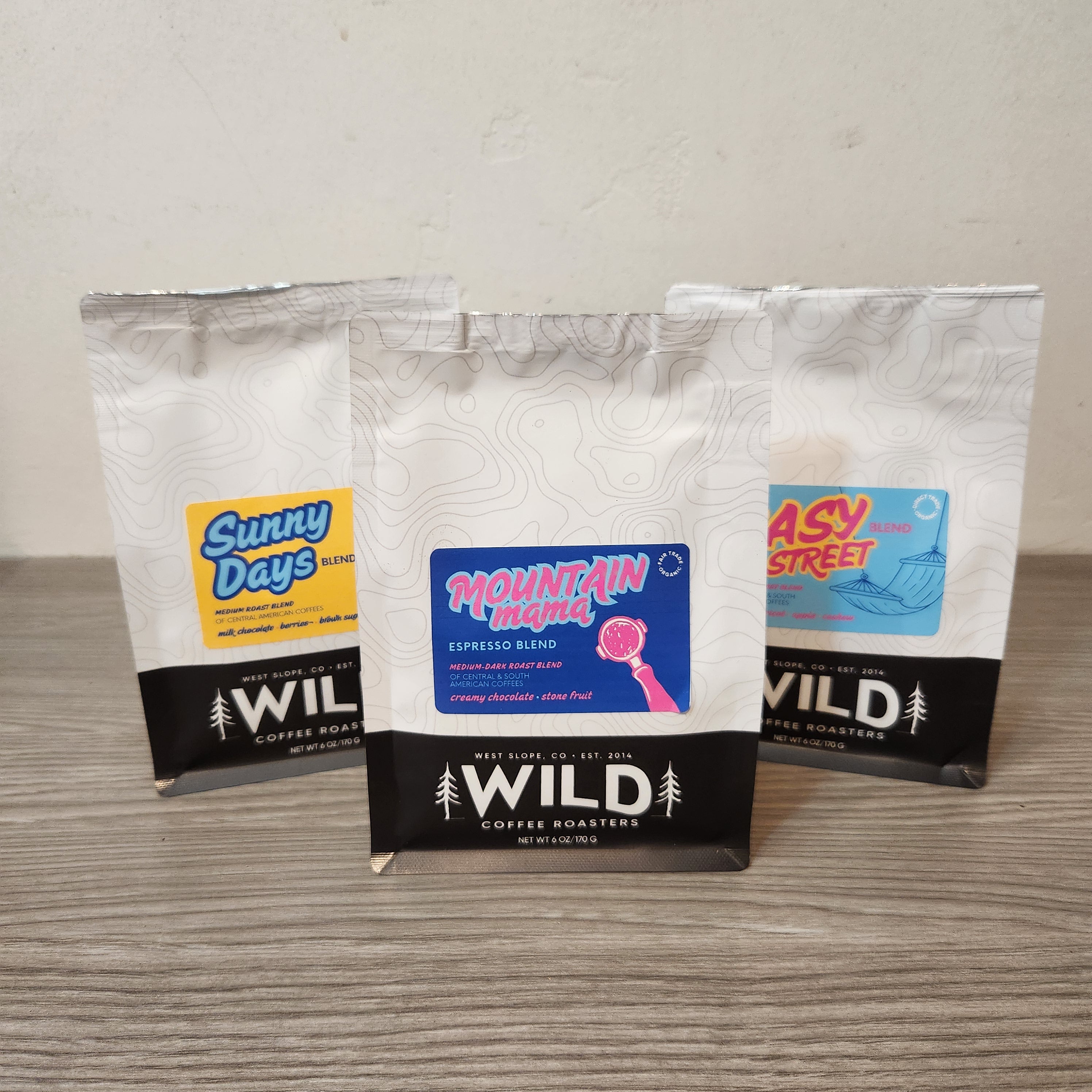 Coffee Flight - 4 Bag CLICK HERE to choose coffees – Wild Coffee Roasters
